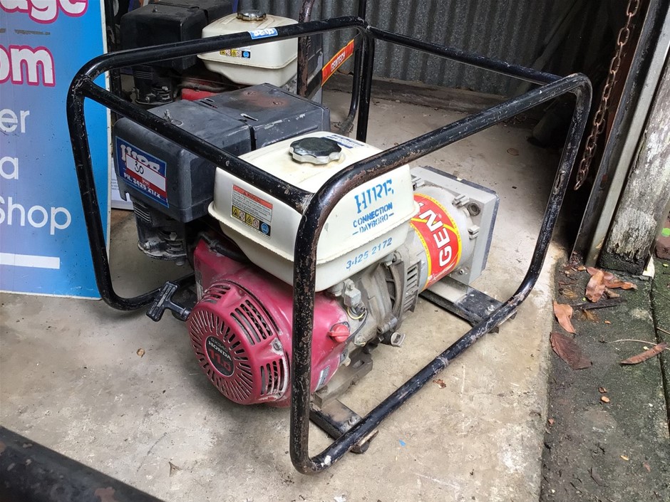 Honda/Gentech Generator Auction (0030-7048999) | Grays Australia