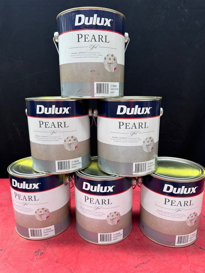 62 x 2 Litre Dulux Pearl Effect Paint Auction (0030-3027924) | Grays ...