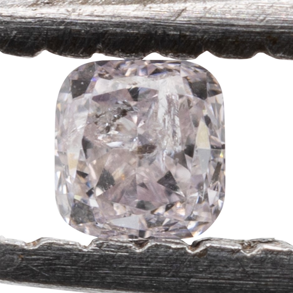 6 Point Genuine Untreated Pink Diamond Auction (0002-2557613) | Grays ...