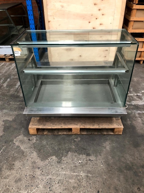 Ambient Glass Food Display unit to suit 3 x 1/1 GN Pans Auction (0005 ...