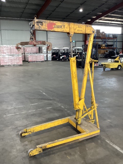 Abbey Mech CR10 Mobile Manual Hoist/ Lifting Crane Auction (0213 ...