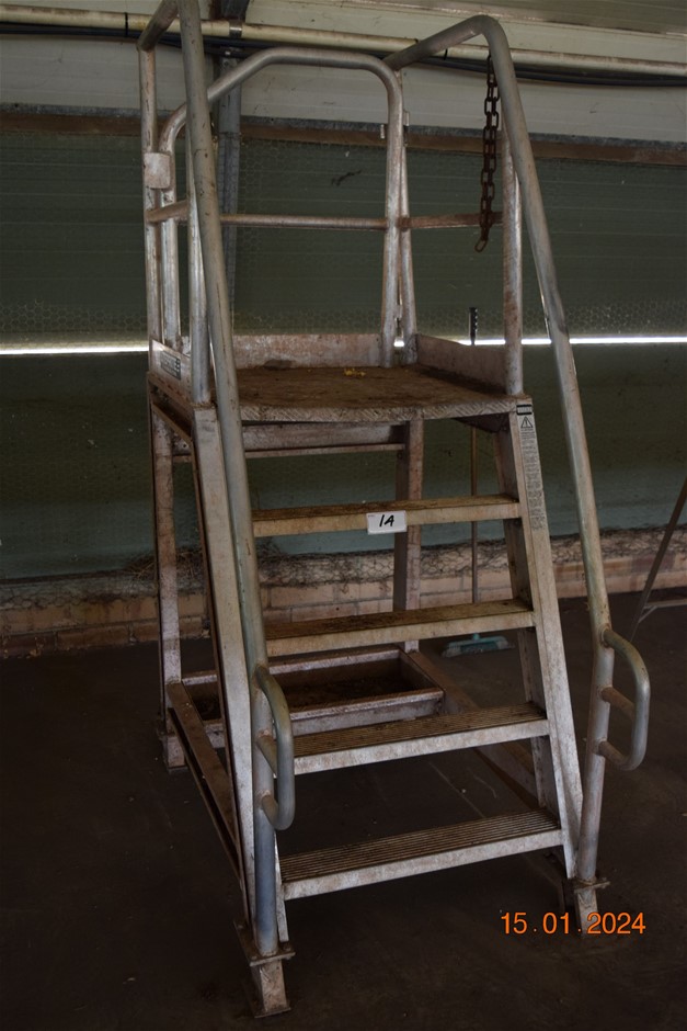 Steprite Aluminium Work Platform Auction (0014-9047763) | Grays Australia