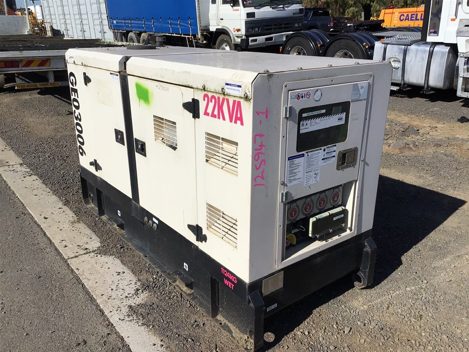 Powerink GMS20KS-AU Generator Auction (0031-3028332) | Grays Australia