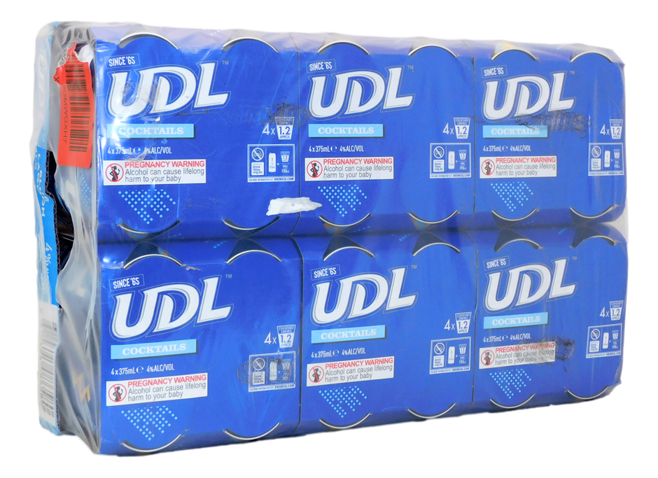 UDL Blue Lagoon Cocktail Mixer Can (24x 375mL) Auction (0041-10727138 ...