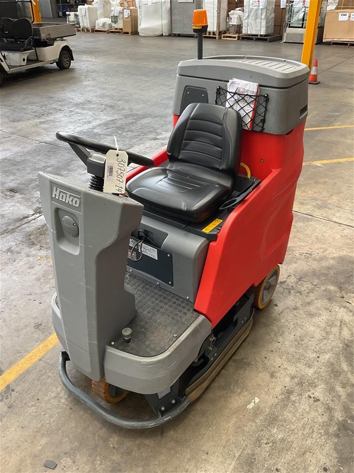 Hako Scrubmaster B120 R Electric Ride on Floor Scrubber Auction (0009 ...