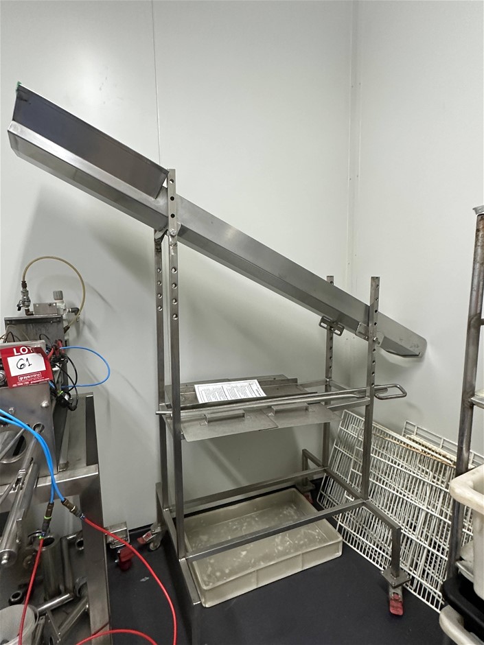 Stainless Steel Mobile Food Chute Auction (0063-5055258) | Grays Australia