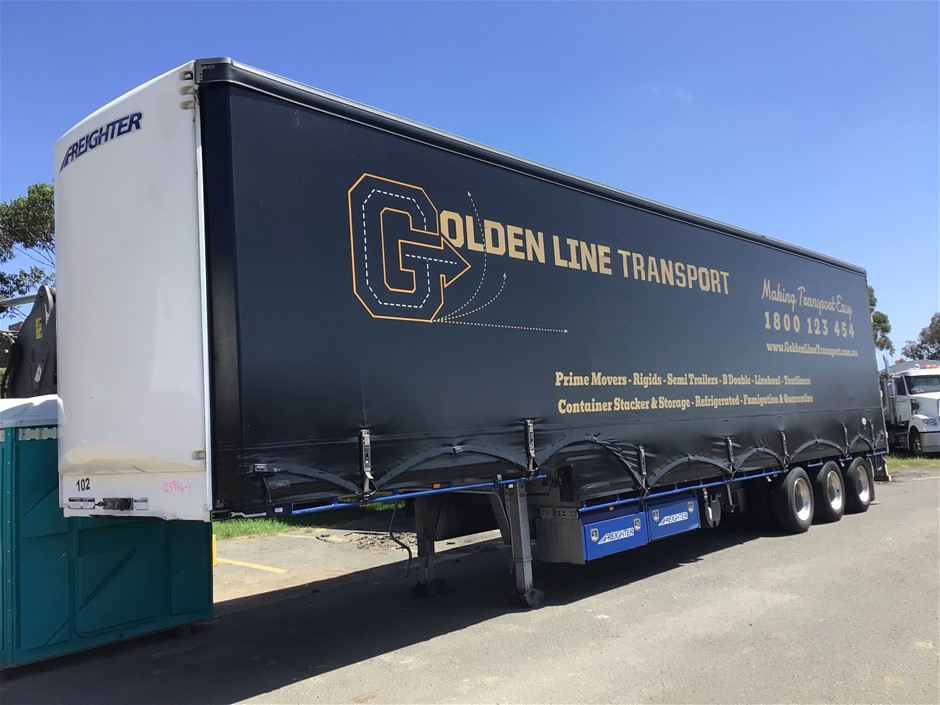 2019 Maxitrans ST3-NSTCH Triaxle Curtainsider Trailer Auction (0001 ...