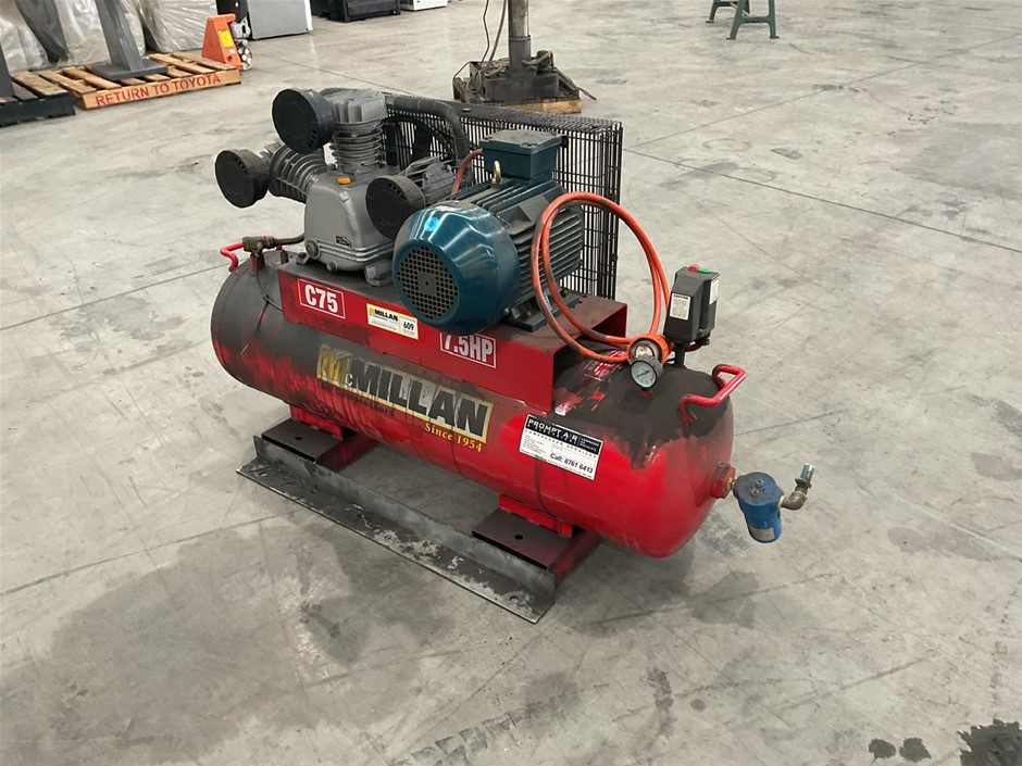 McMillan Air Compressor Auction (0006-3028073) | Grays Australia