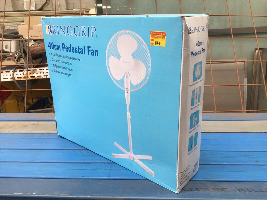 Ringgrip Pedestal Fan Auction (0048-3028112) | Grays Australia