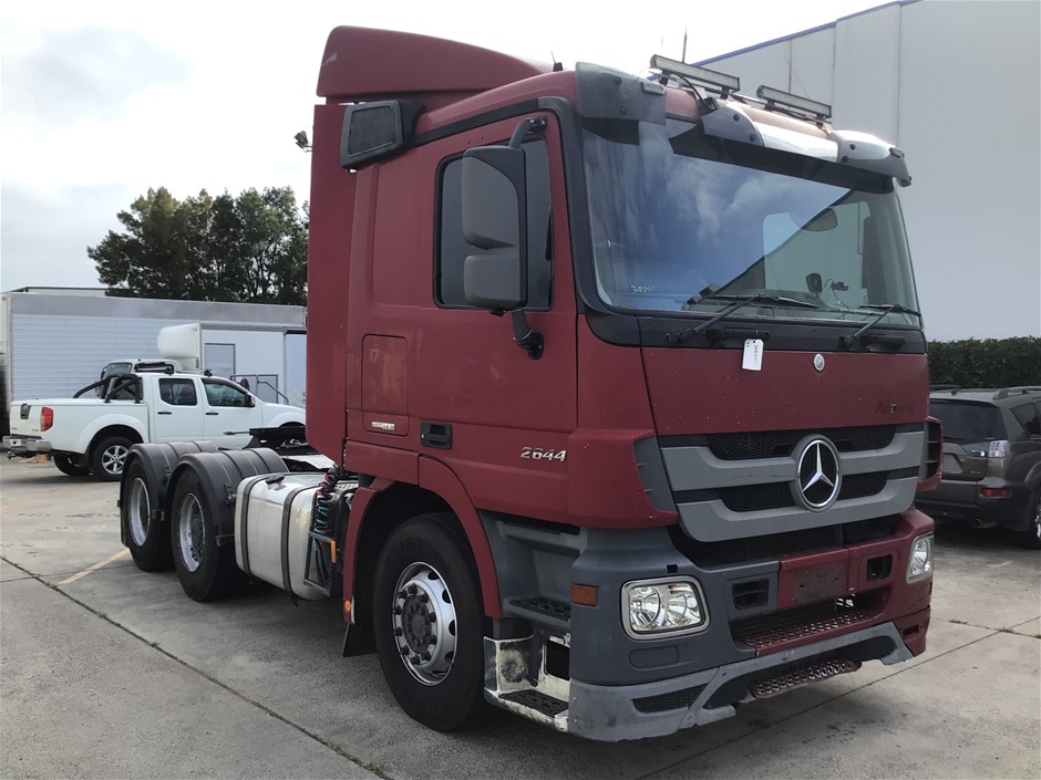2010 Mercedes Actors 2644 6 x 4 Prime Mover Truck Auction (0010-5055420 ...