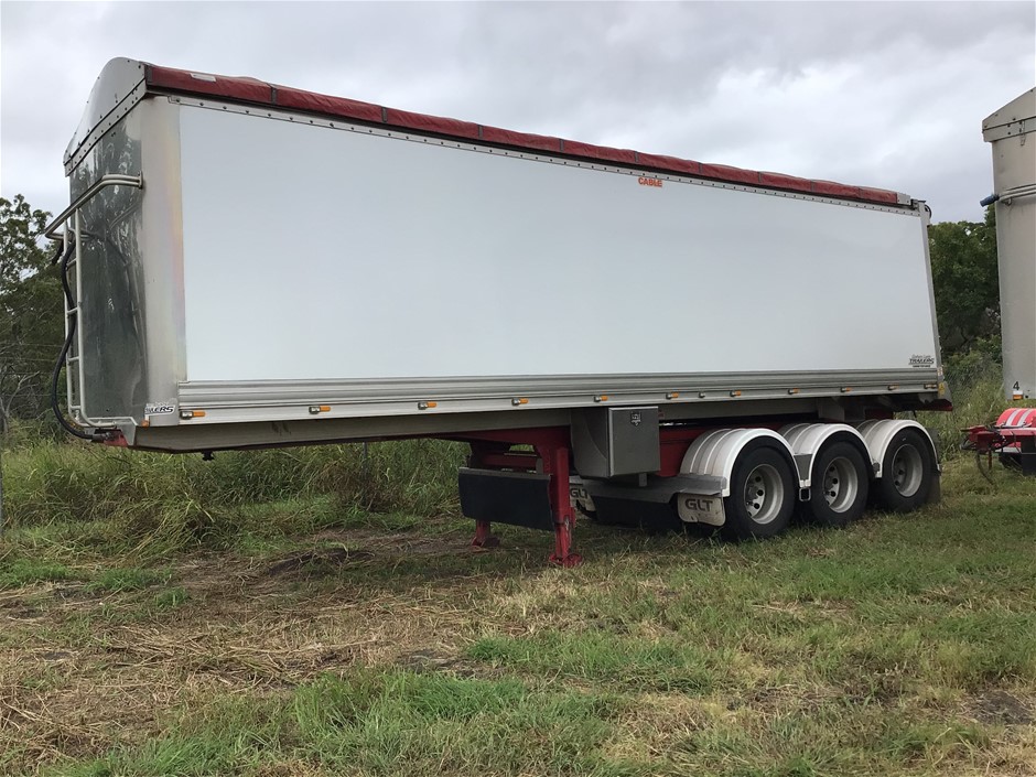 2014 Graham Lusty Trailers GLT Triaxle Grain Tipper Trailer Auction ...