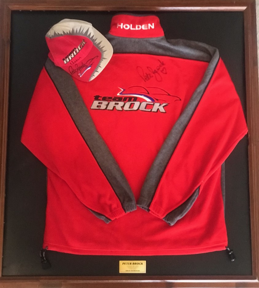 Rare Multi signed and inscribed Peter Brock Team Brock race wear ...