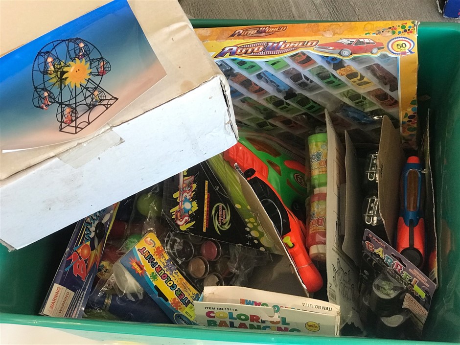 Vintage toys in original box late 90s-early 2000s storage container ...