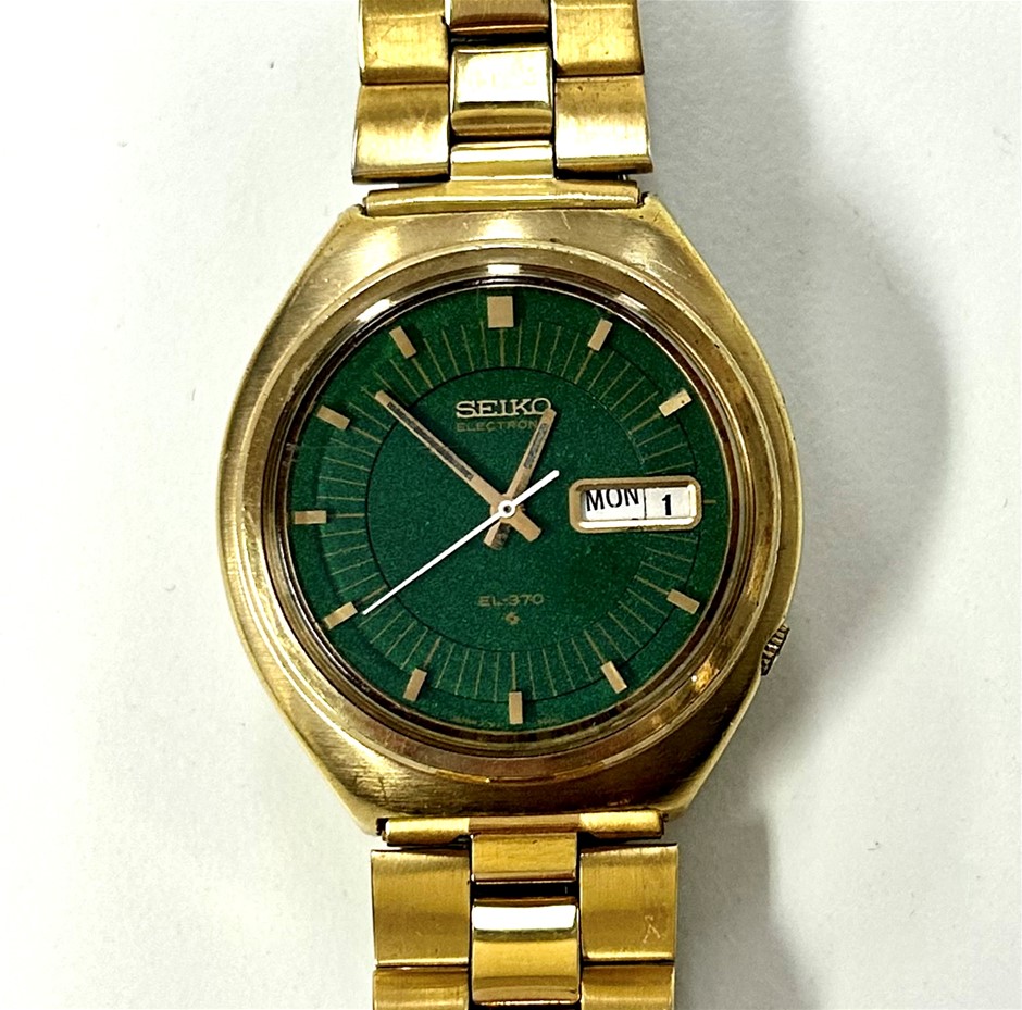 Seiko Electron Vintage Men's Watch, model EL-370 Auction (0047-2557871 ...