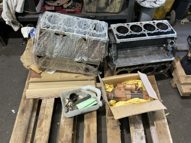 Pallet With 2 x V8 Engine Blocks Auction (0228-9048602) | Grays Australia