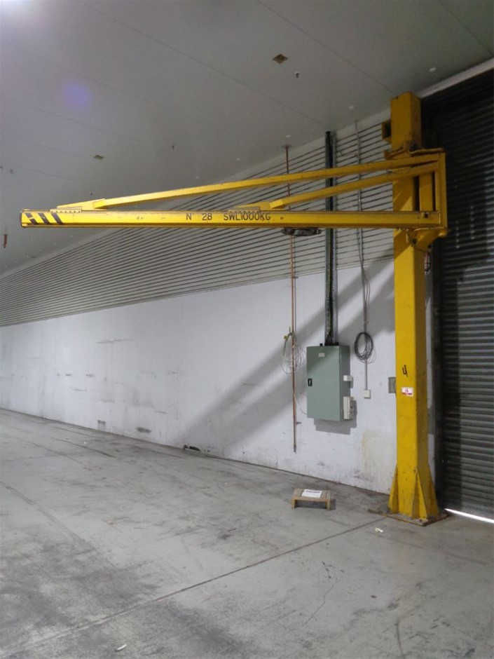 Single Post Swivel Crane DEMAG Auction (0011-5055495) | Grays Australia
