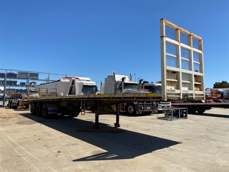 2008 Southern Cross Flat Top 45ft Trailer with Container Pins Auction ...