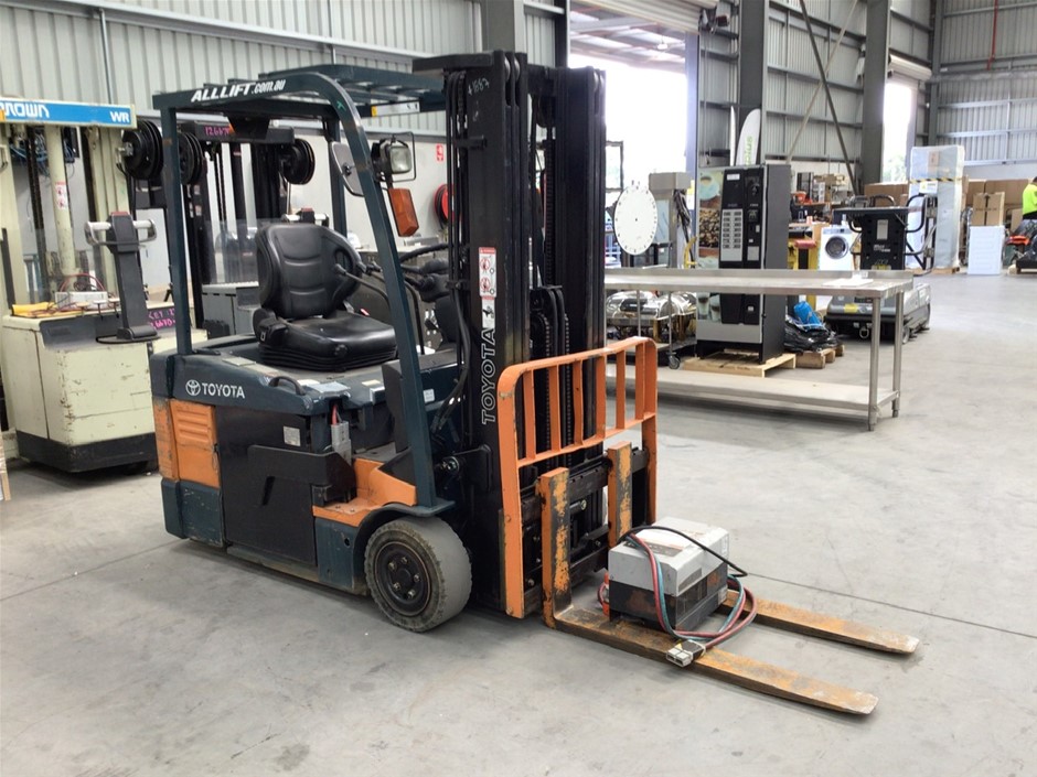 Toyota 7FBE18 3 Wheel Counterbalance Forklift Auction (0001-3029069 ...