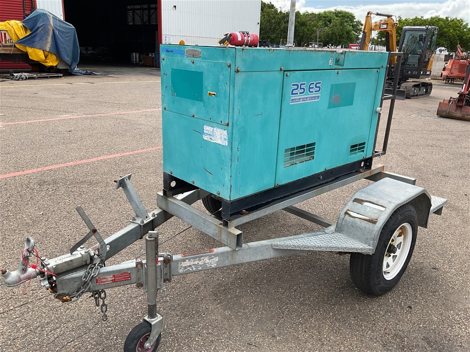 Denyo DF-0270 K Trailer Mounted Generator Auction (0014-7050470 ...