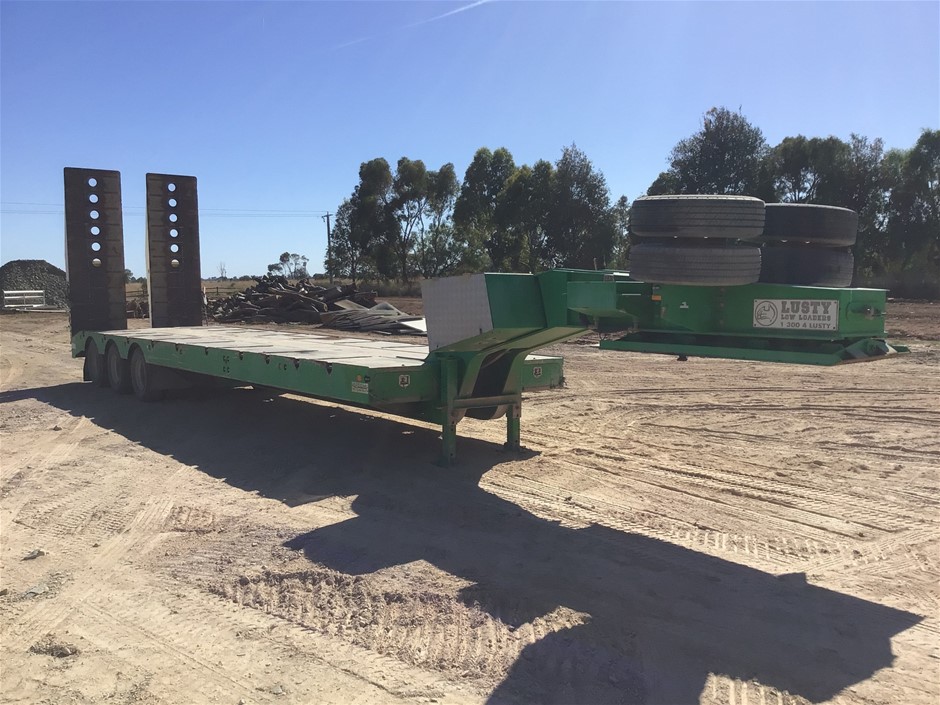 2013 Lusty Low Loaders Triaxle Extendable Plant Trailer Auction (0007 ...