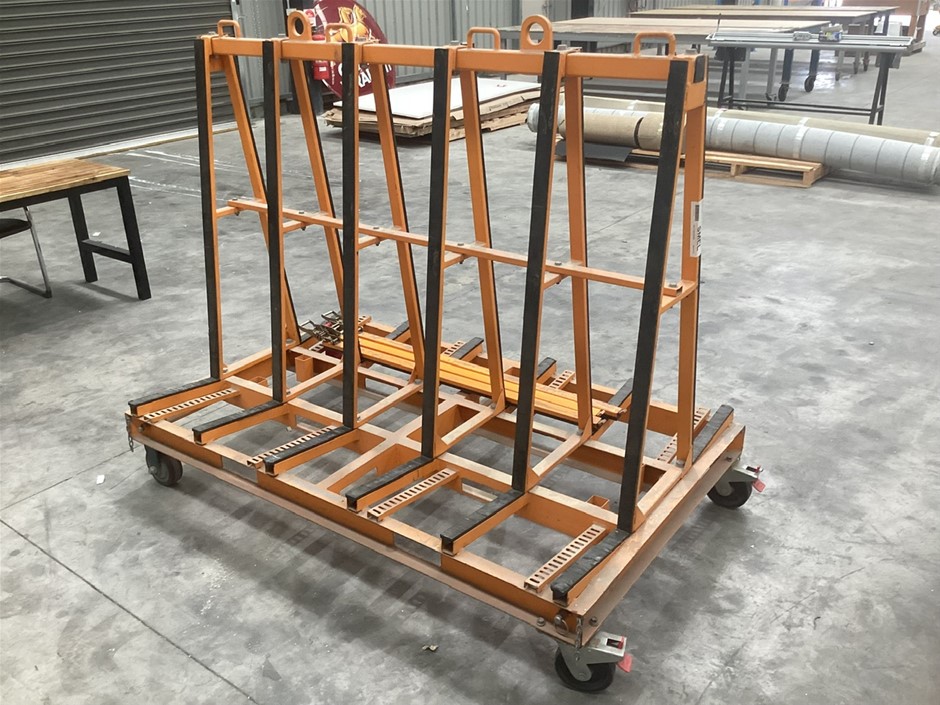 1x BGE A-Frame Glass Trolley Auction (0055-3028403) | Grays Australia