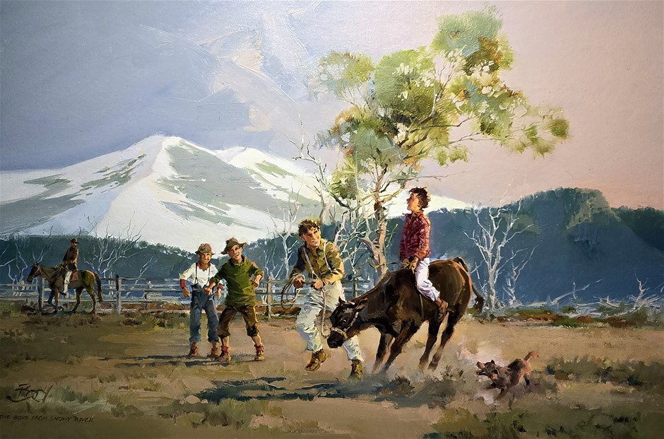 FRANCIS JAMES (BOB) BOOTH (1927 - 2003), Original Oil Painting on ...