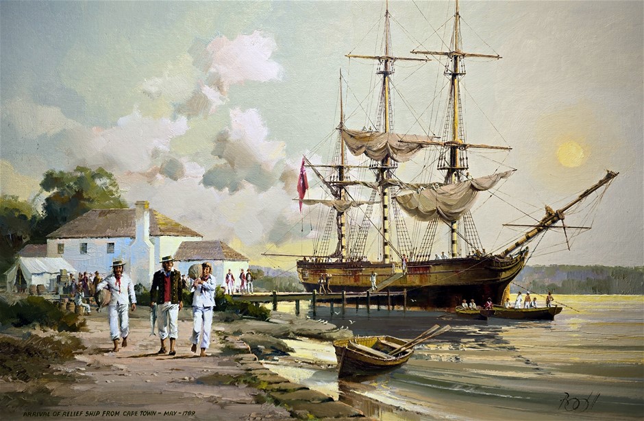 FRANCIS JAMES (BOB) BOOTH (1927 - 2003), Original Oil Painting Canvas ...