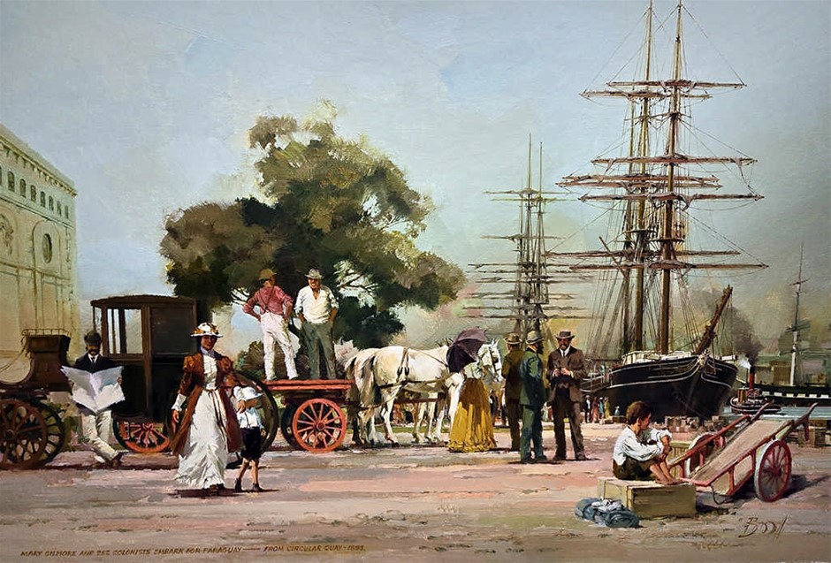 FRANCIS JAMES (BOB) BOOTH (1927 - 2003), Original Oil Painting on ...