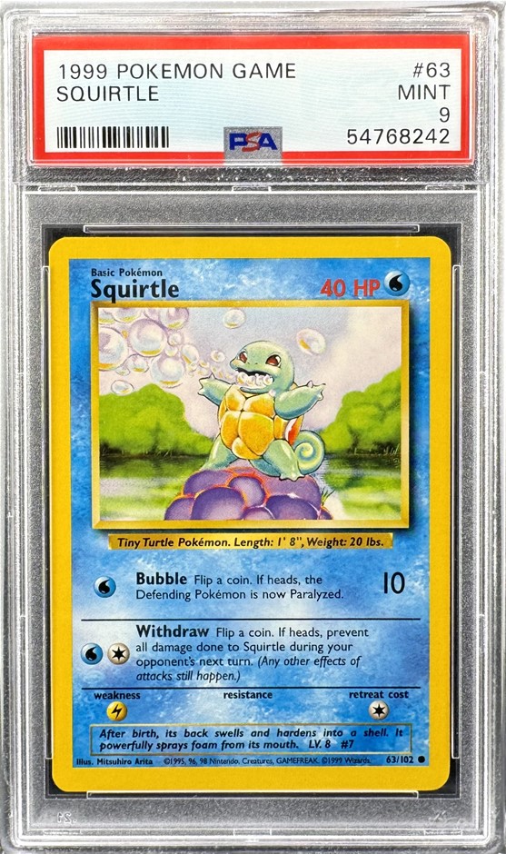 No Reserve Pokemon PSA Graded Cards Games