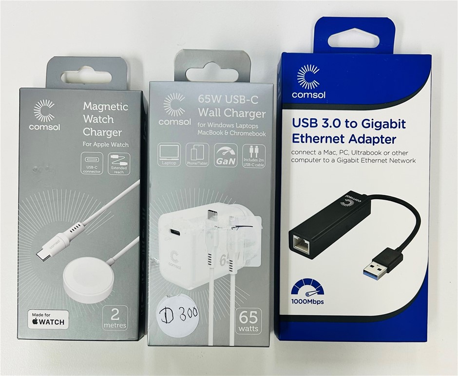 COMSOL 65w USB-C Wall Charger/COMSOL Magnetic Watch Auction (0029 ...