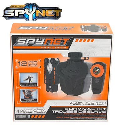Buy SpyNet Real Tech Survival Kit w Gadgets & Canteen | Grays Australia