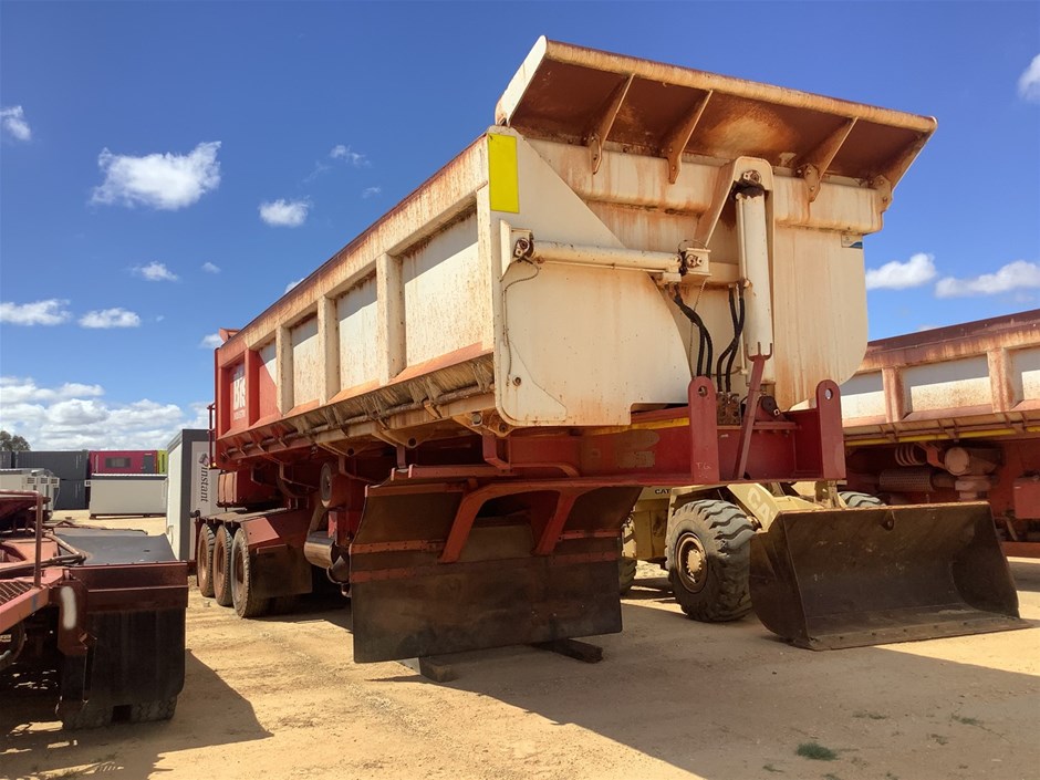 2008 Powertrans Side Tipper Triaxle Side Tipper Trailer Auction (0010 ...