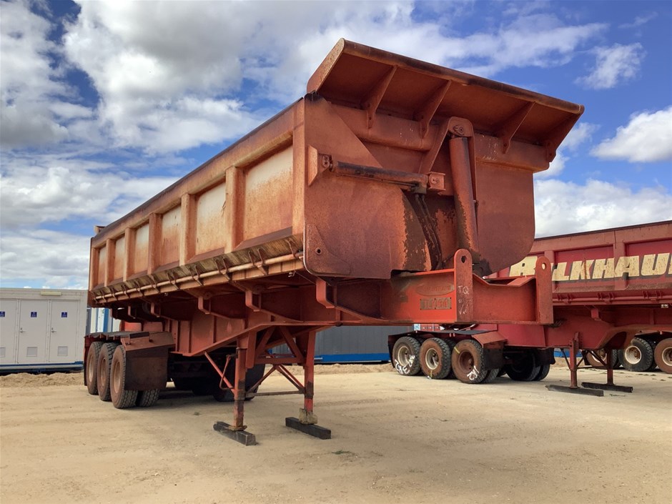 2008 Powertrans Side Tipper Triaxle Side Tipper Trailer Auction (0016 ...