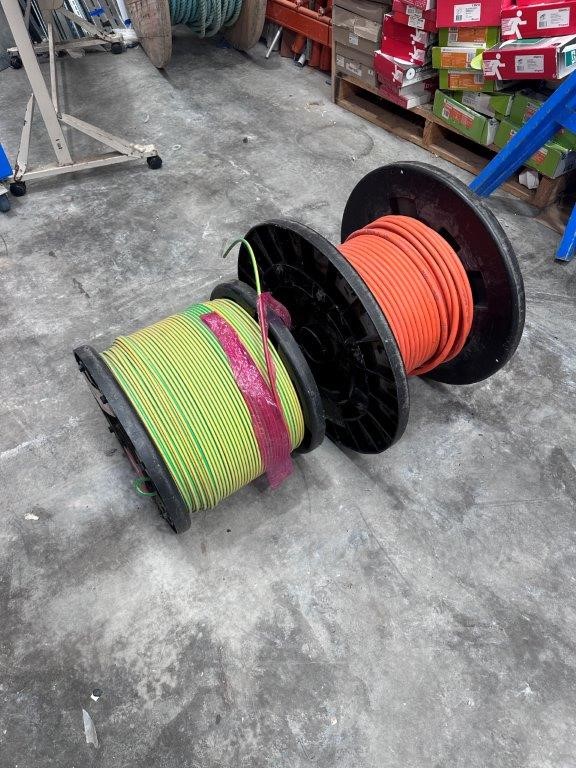 2x Assorted Spools of Electric Cable Auction (0022-3028486) | Grays ...