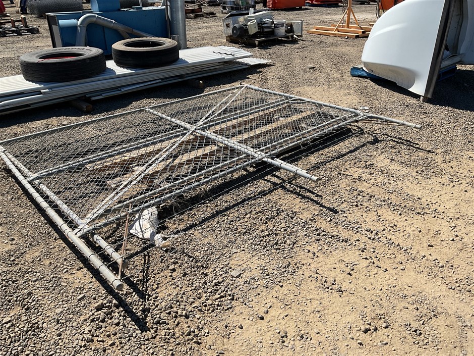 2x Temp Fencing Gates Auction (0171-3028913) | Grays Australia