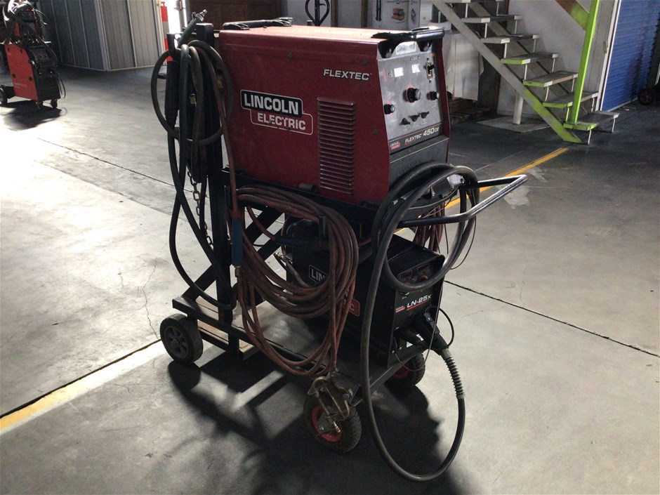 1 x LINCOLN ELECTRIC Flextec 450 CE Welding Unit Auction (0012-7051509 ...