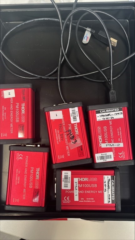 5x Thorlabs Pm100usb Power And Energy Meter Interface With Usb Operation Auction 1067 5056087 