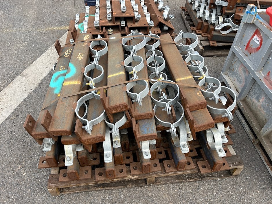 3 x Pallet of Assorted Pipe Clamps Auction (0044-3028680) | Grays Australia