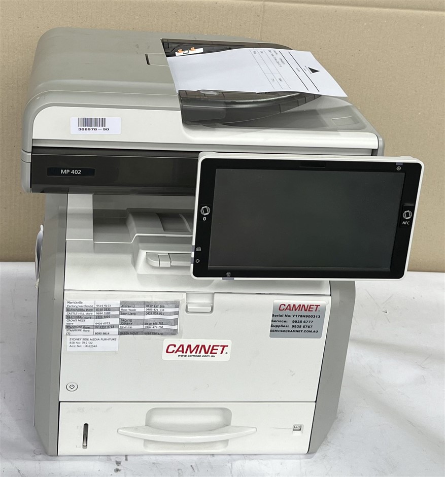 Camnet MP-402SPF Black and White Multifunction Printer Auction (0050 ...