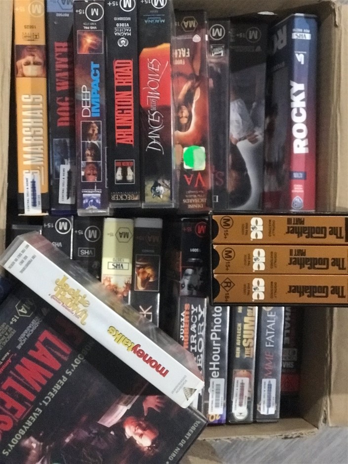 Lot of around 70 vintage VHS tapes Auction (0130-8018505) | Grays Australia