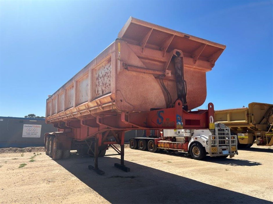 2007 POWERTRANS Trailer Triaxle Side Tipper Trailer Auction (0018 ...