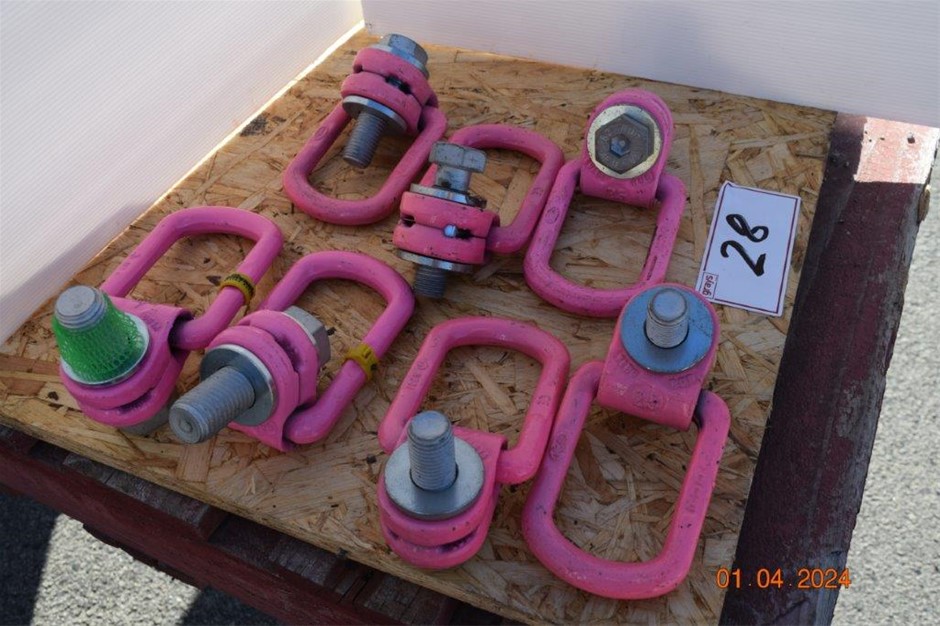 Lot of 7 Unused RUD Assorted Size Load Rings Auction (0028-9049804 ...