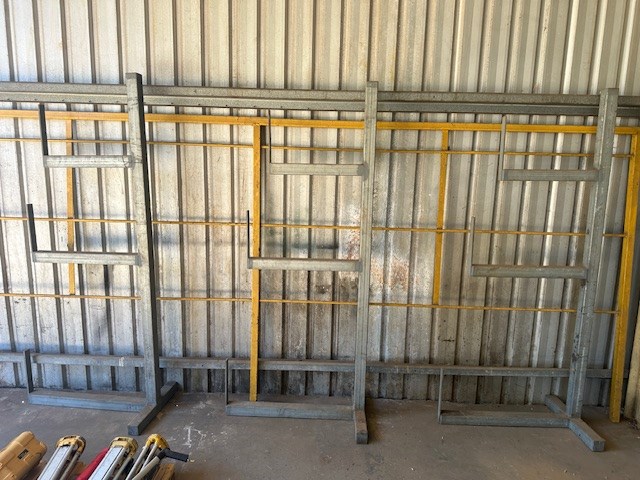 3x Custom Metal Pipe Racks Auction (0065-9049583) | Grays Australia