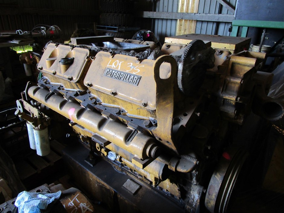 Cat 3412 Engine Block & Generator Auction (0035-7050716) | Grays Australia