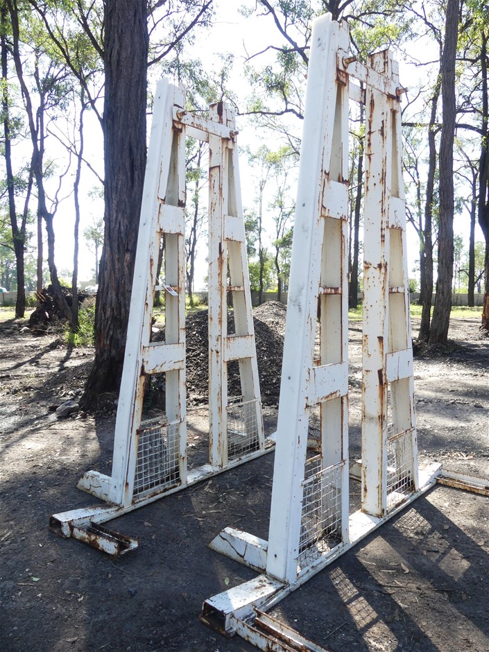 Qty 2 x Truck Transport A Frames For Concrete Panels Auction (0062 ...