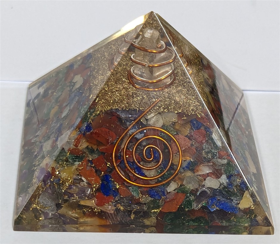 ORGONITE Crystal healing Pyramid Auction (0023-2558639) | Grays Australia