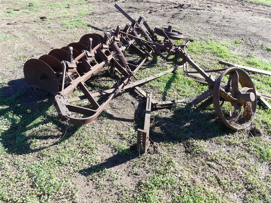 Off-Set Tow Beside Disc Plough (Disassembled) Auction (0054-5056230 ...