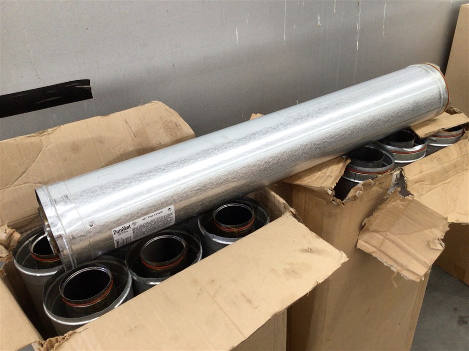 2 x Boxes of DuraVent 35CVS-36 Concentric Vent Pipes Auction (0038 ...