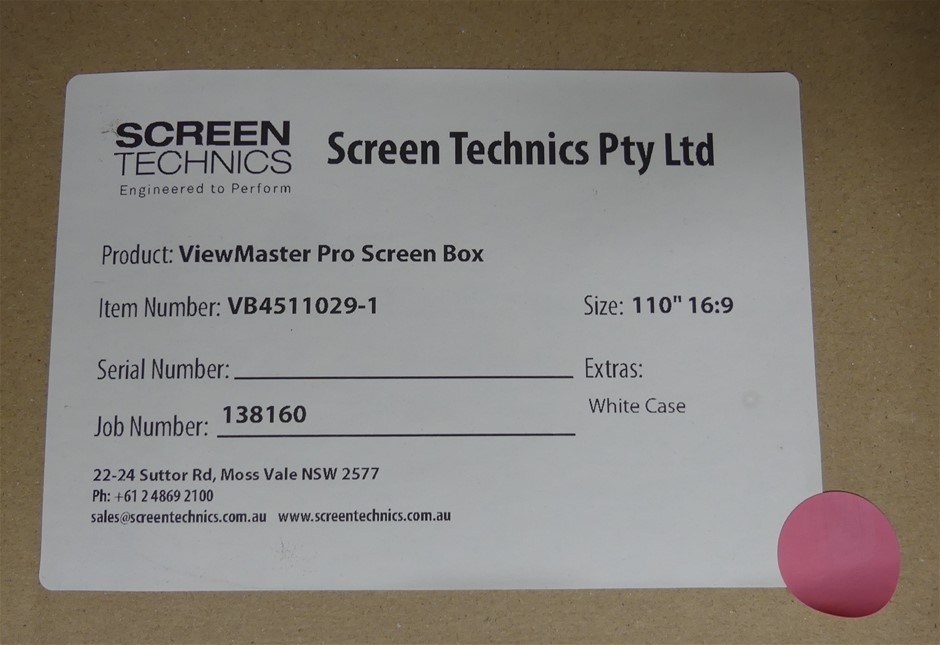 Screen Technics VB4511029-1 Screen Master Pro Screen Box- Type 1 ...