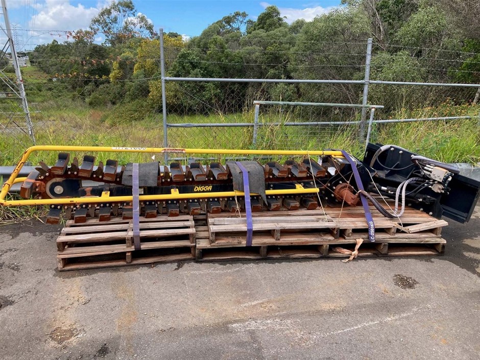 023 Digga DC-00059 Debris Cleaner 3,300mm to Suit Skid Steer (FOREST ...